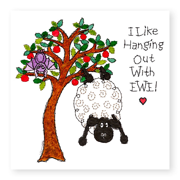 Hey EWE Hanging Out with EWE General Card, (EW121) – Jane Buurman Handmade