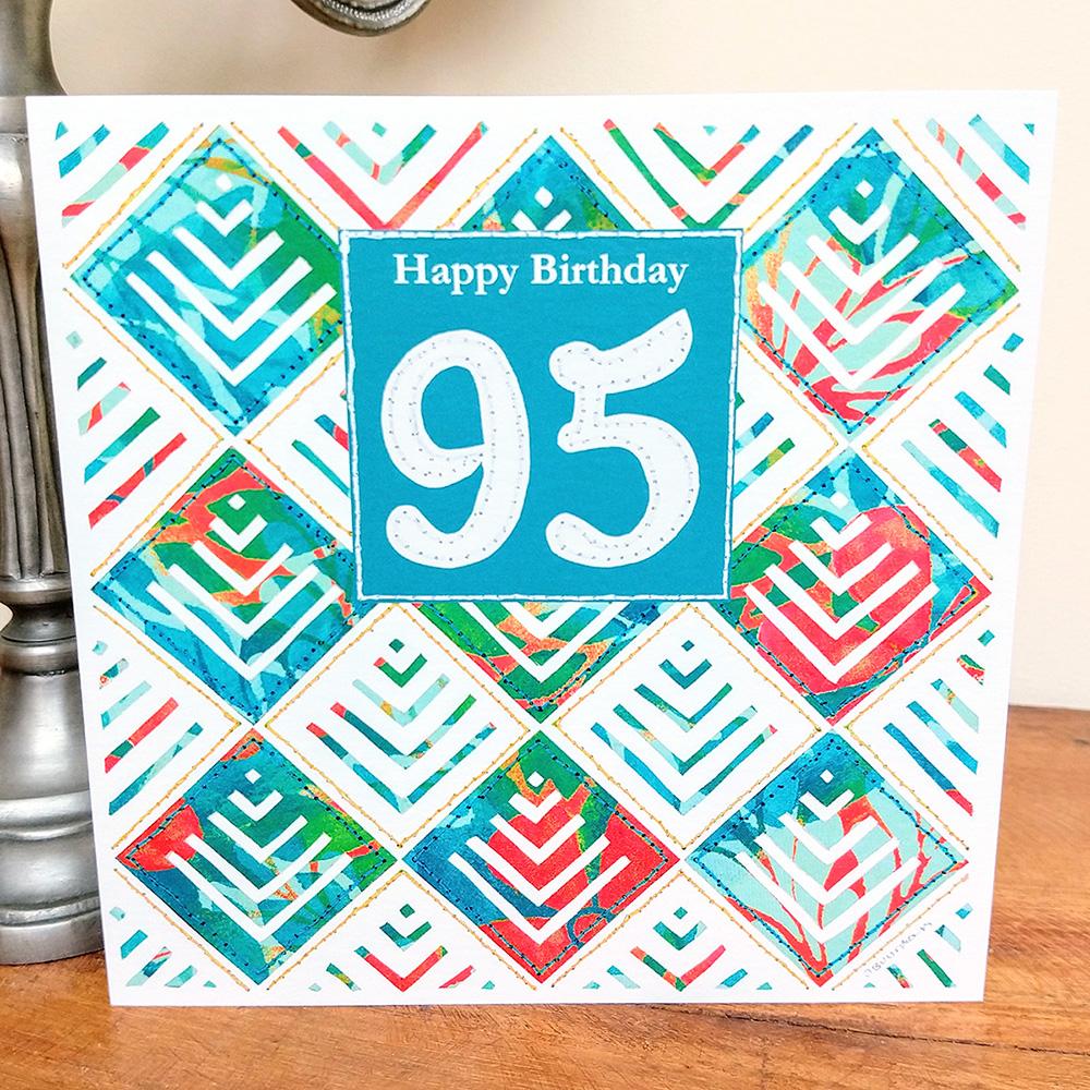 95th Birthday Card, Age 95 Birthday Card for Him (BD98) – Jane Buurman ...